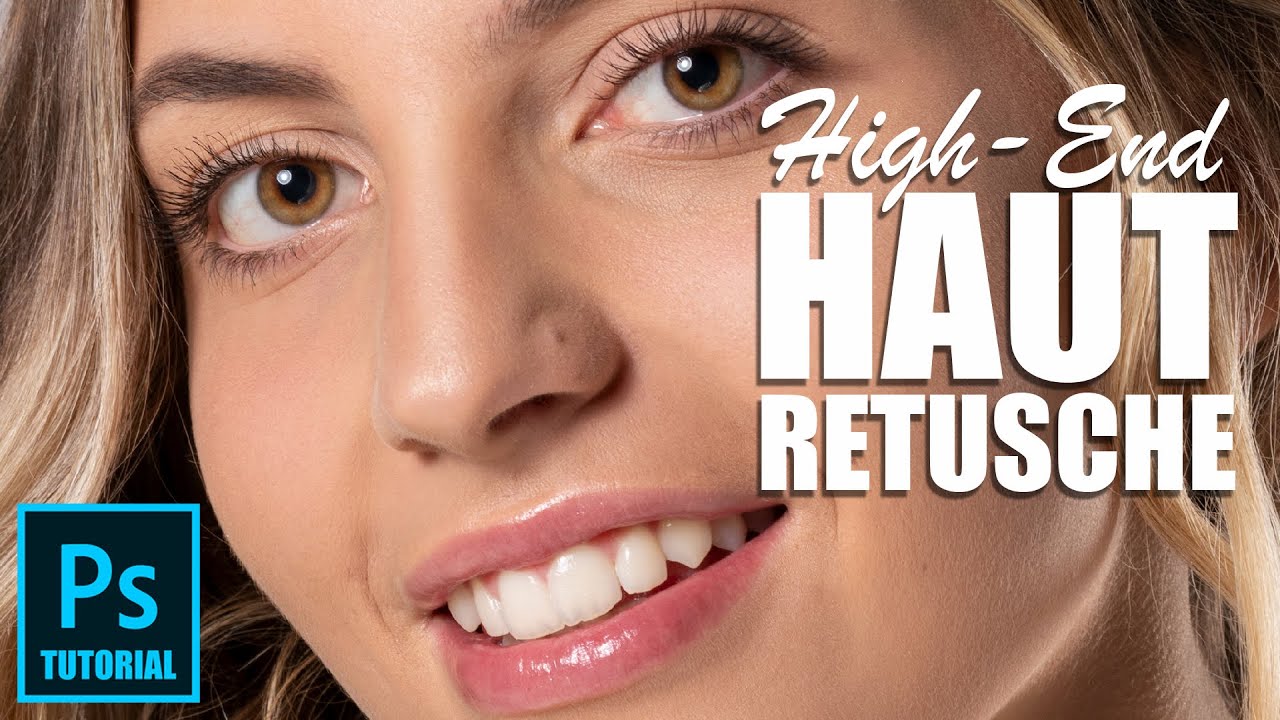 PHOTOTSHOP TUTORIAL High End Hautretusche - inklusive Frequenztrennung und Dodge and Burn - YouTube