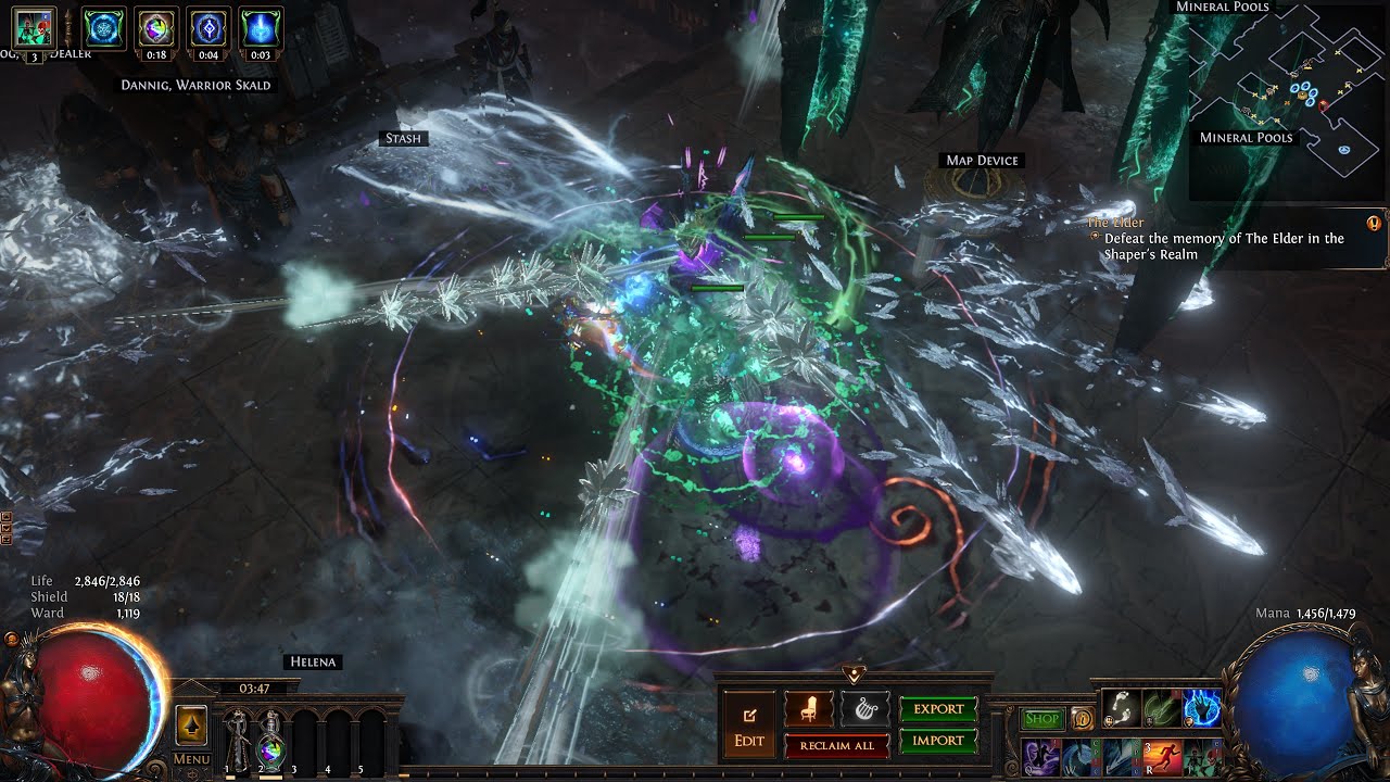 Path of Exile Leveling 3.20 Scion Wardloop Gameply and srs necro - YouTube