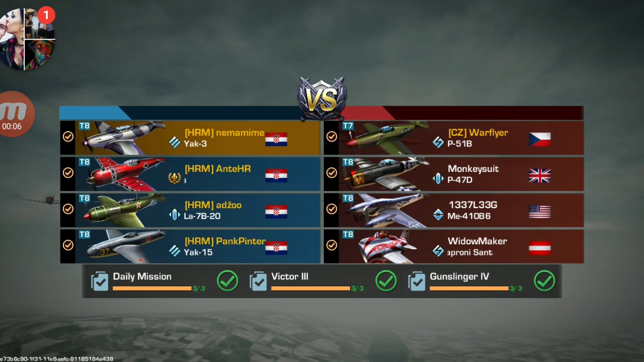 WarWings HRM timski let #2 - YouTube