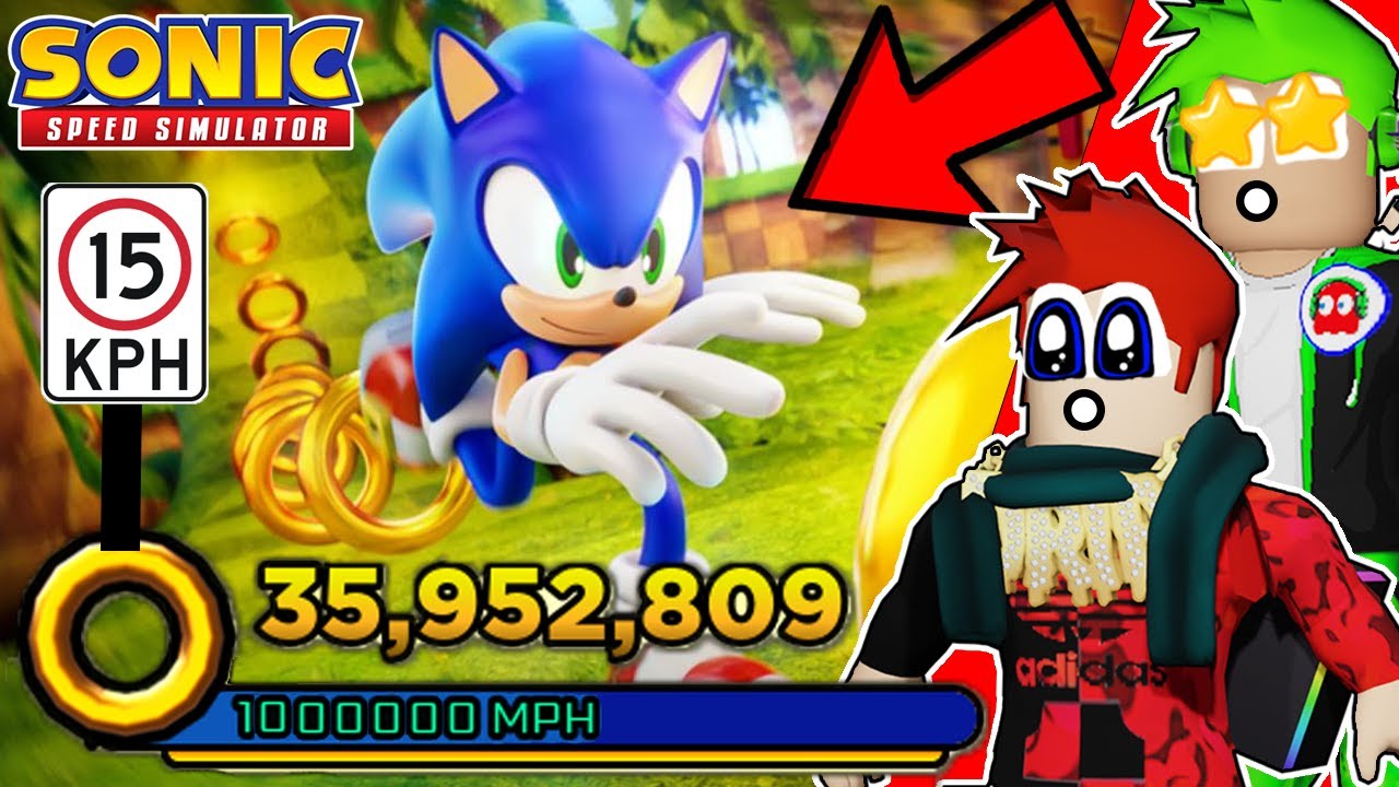 We Went 100,000 MPH In SONIC SPEED SIMULATOR! - YouTube