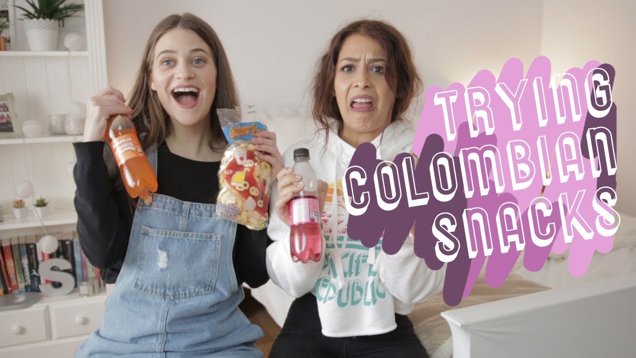 TRYING COLOMBIAN SNACKS C/MELHOR AMIGA - YouTube