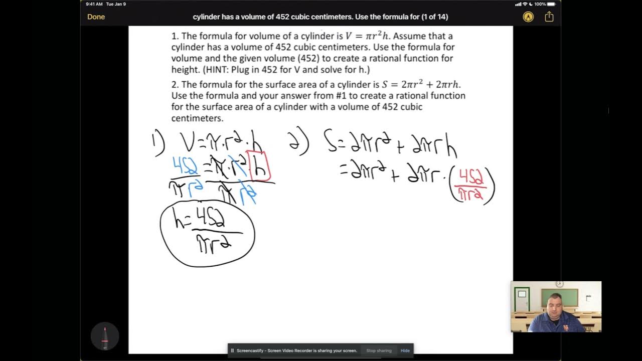 VA algebra 2 unit 2 lesson 16 - YouTube