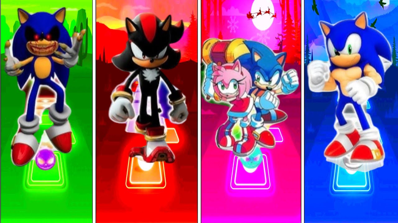 Sonic Exe🆚Shadow The Hedgehog🆚Sonic Love Army Rose🆚Muscular Sonic ...