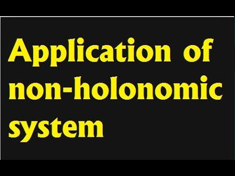 Application of non- holonomic system - YouTube