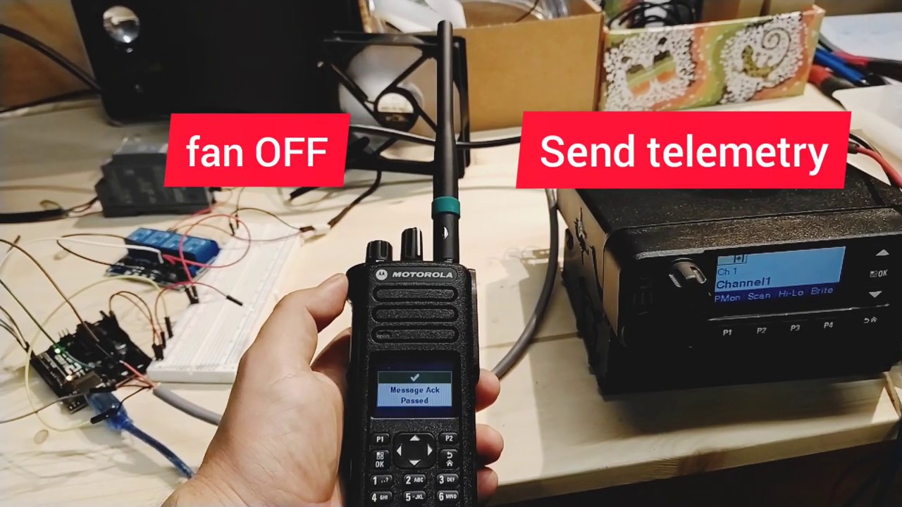 MOTOTRBO with Arduino (Telemetry) - YouTube