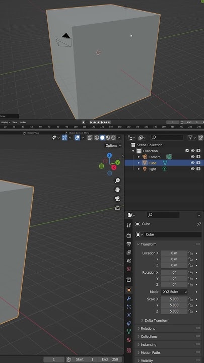 How to scale the Object in Blender - Transforming the Objects in Blender - YouTube