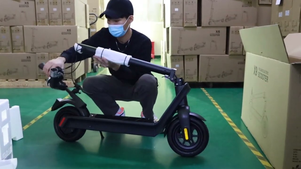 HX X9 Plus Scooter & X9 Max Electric Scooter Unboxing & Review - YouTube
