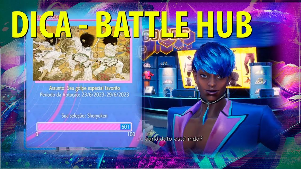 Street Fighter 6 - Como Votar no Battle Hub (falar com Eternity) - YouTube