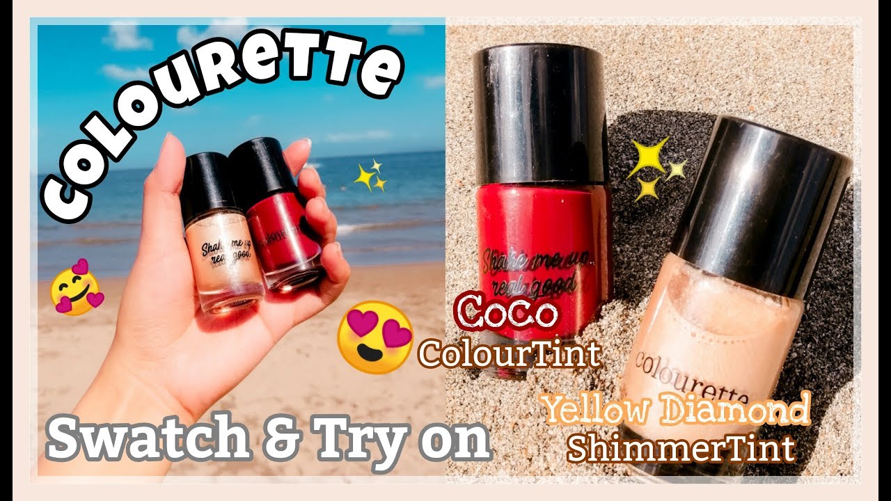 COLOURETTE REVIEW and SWATCHES - YouTube