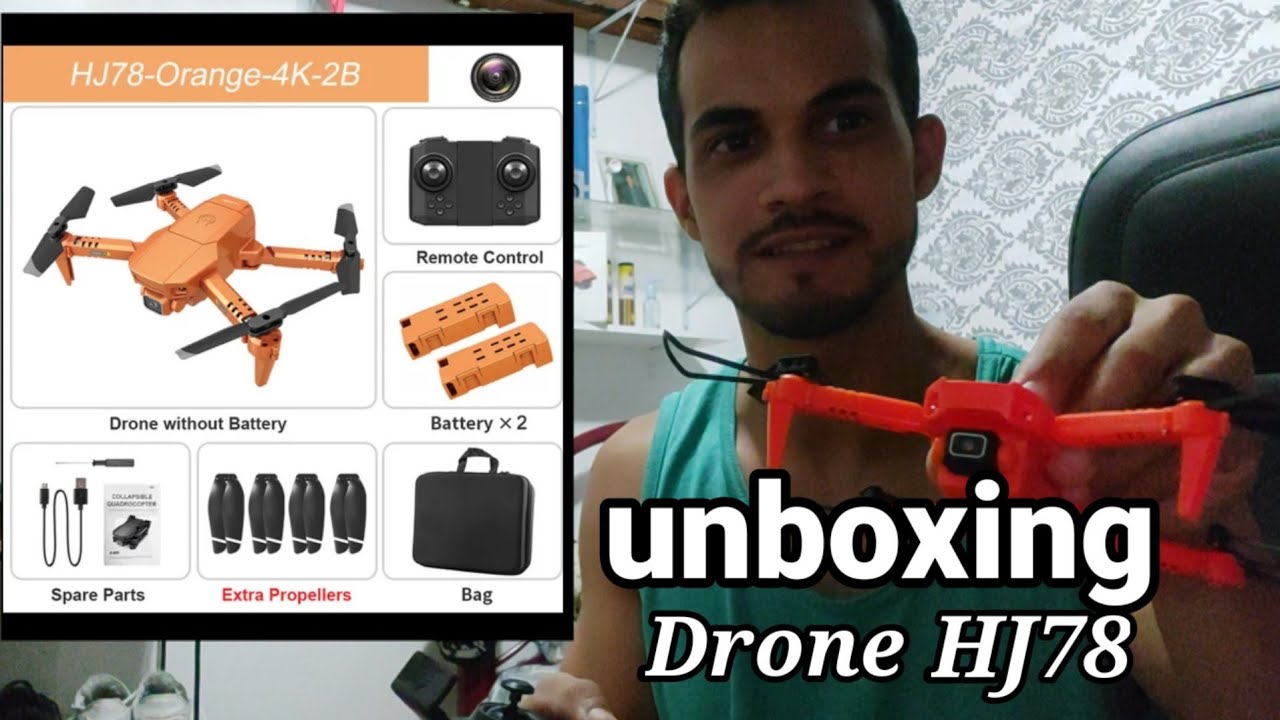 unboxing drone HJ78 mini #hj78 #drone #unboxing - YouTube