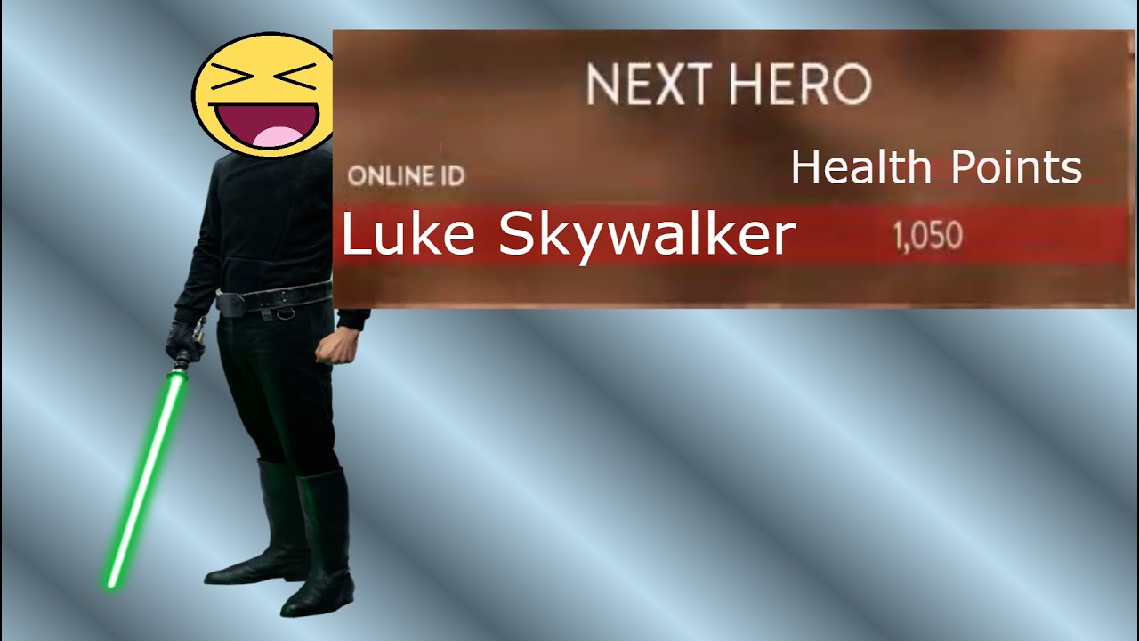 Star Wars Battlefront How Much Health Points Every Hero Has - YouTube