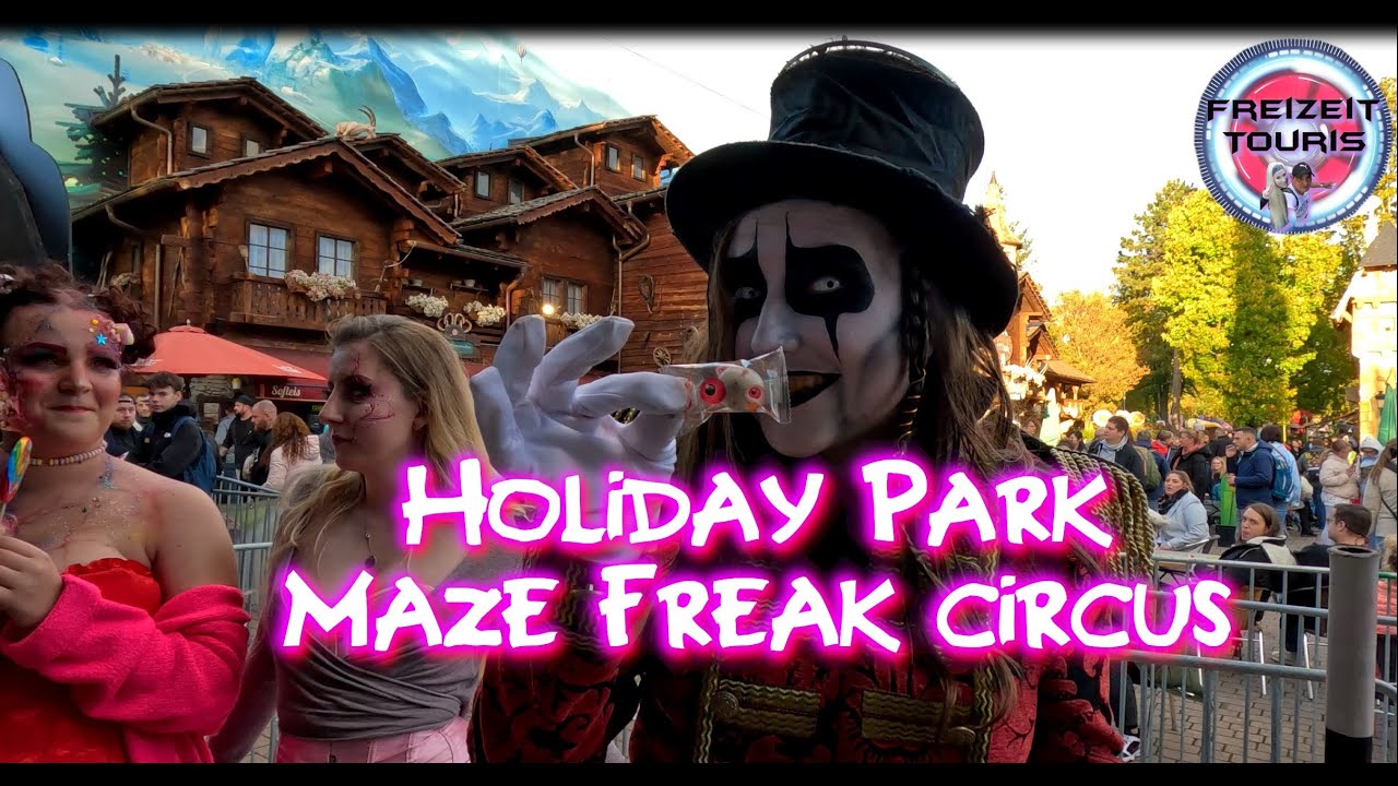 Holiday Park Halloween Fright Night 2023🎃Das komplette Horror Haus Freak Circus 🤡 (POV) 4K - YouTube
