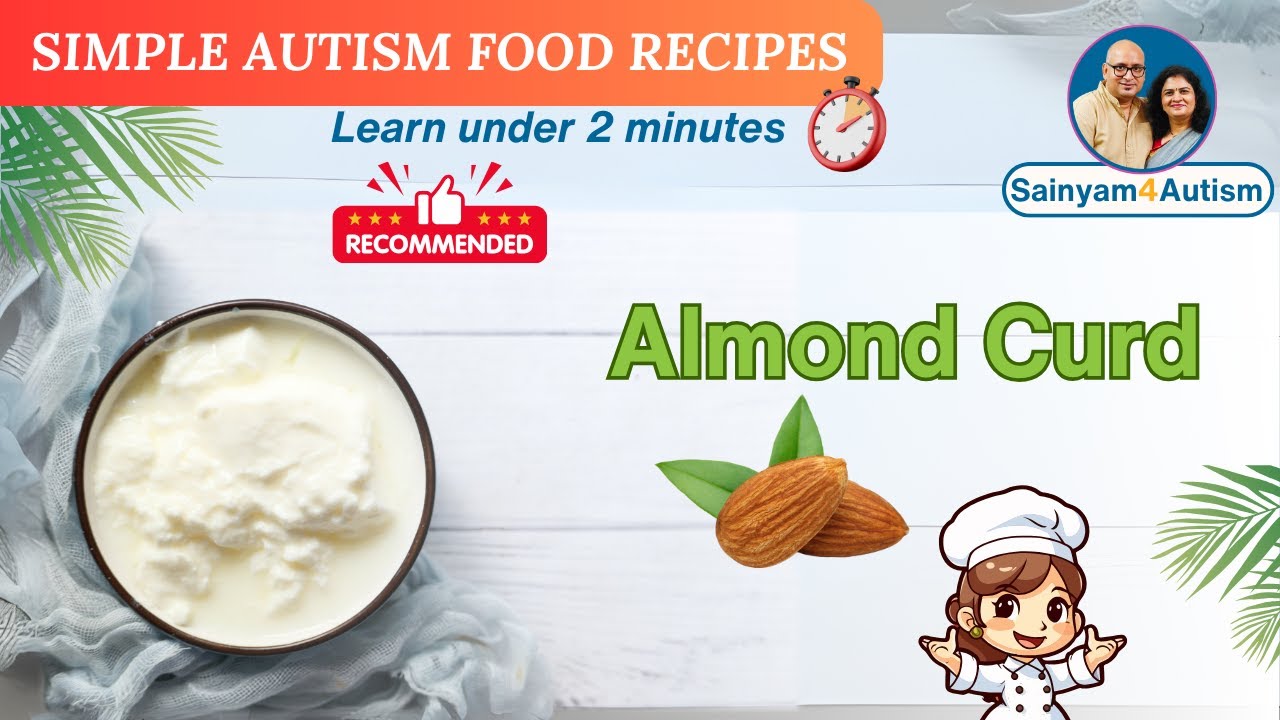 Learn DELICIOUS Almond Curd recipe in 2 minutes #autismfood #autismdiet ...