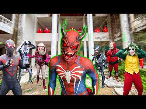 DOUBLE HERO POWER! TWO RED SPIDER-MAN Appear Together to STOP THIEF JOKER!