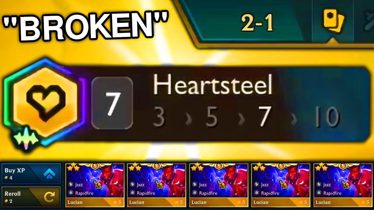 I GOT HEARTSTEEL AT 2-1 "BROKEN NEW STRATEGY" ⭐⭐⭐| TFT SET 10 - YouTube