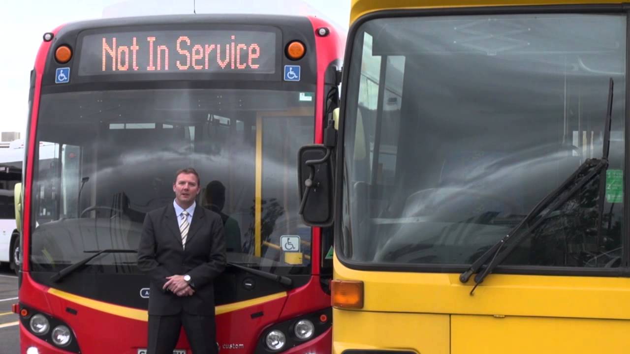 Why are there buses on the road displaying a 'not in service' message ...