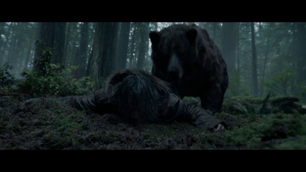 Bear Attack Scene in The Revenant Movie 2017 | Leonardo Dicaprio Best ...