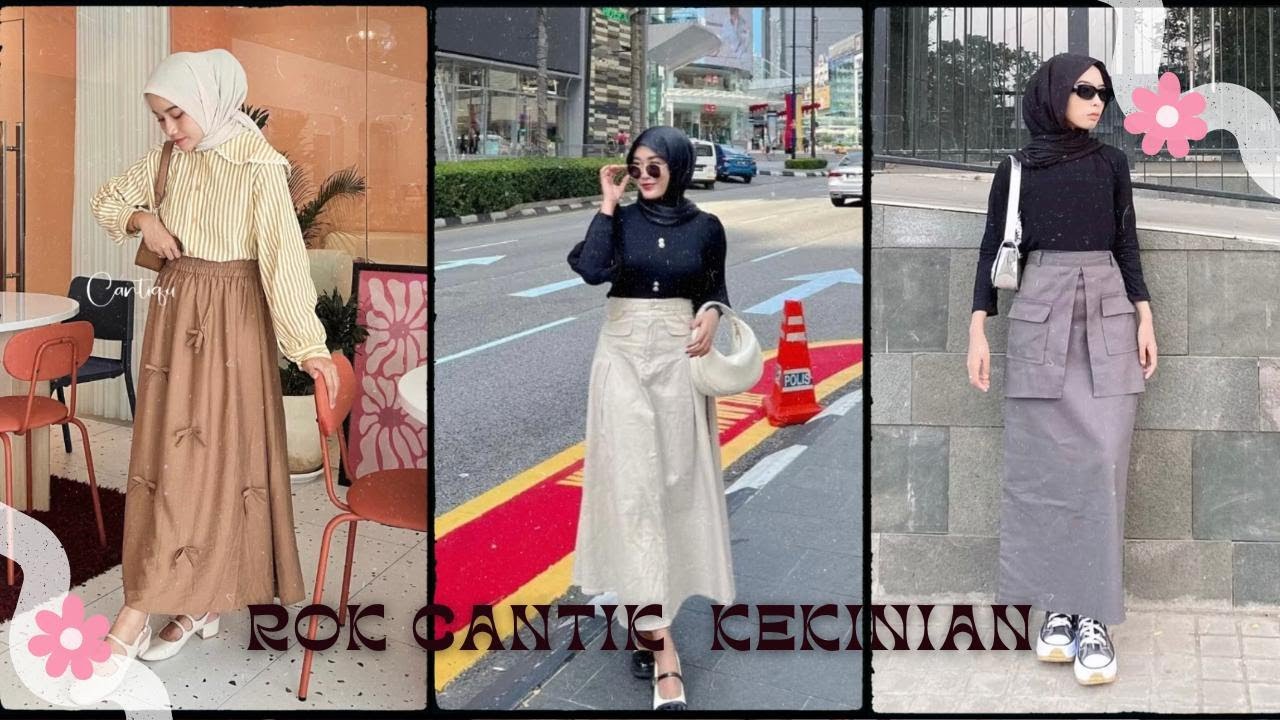 INSPIRASI OUTFIT KECE PAKAI ROK 2024 - YouTube