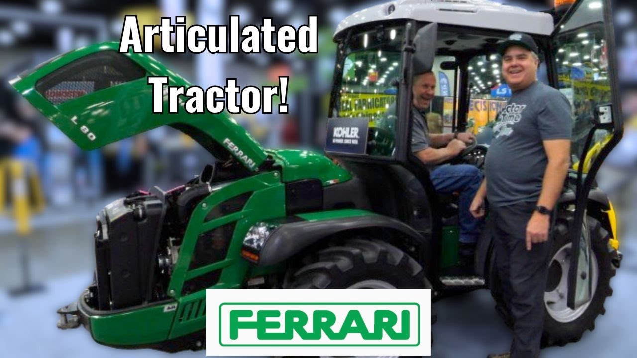 The FERRARI of Tractors! REALLY! Ferrari Articulated Compact Tractor ...