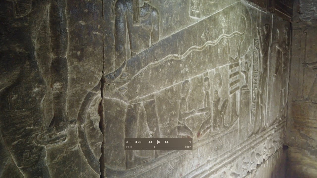 The Ancient Temple Of Hathor At Dendara In Egypt: Oldest Zodiac, Light ...