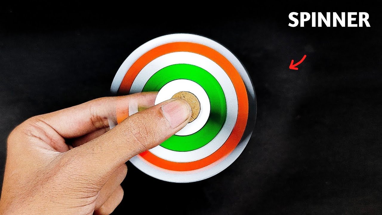 Cardboard Fidget Spinner ( Easy To Make ) - YouTube