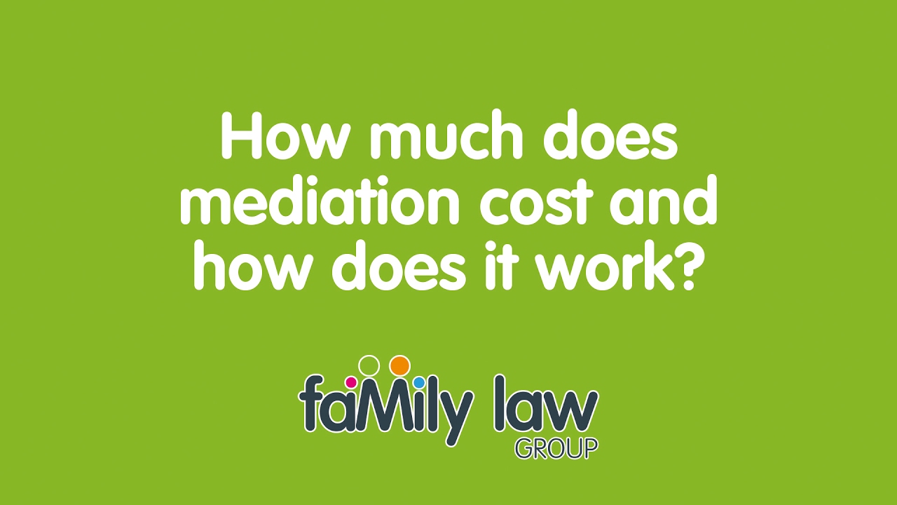 How much does mediation cost and how does it work? - YouTube