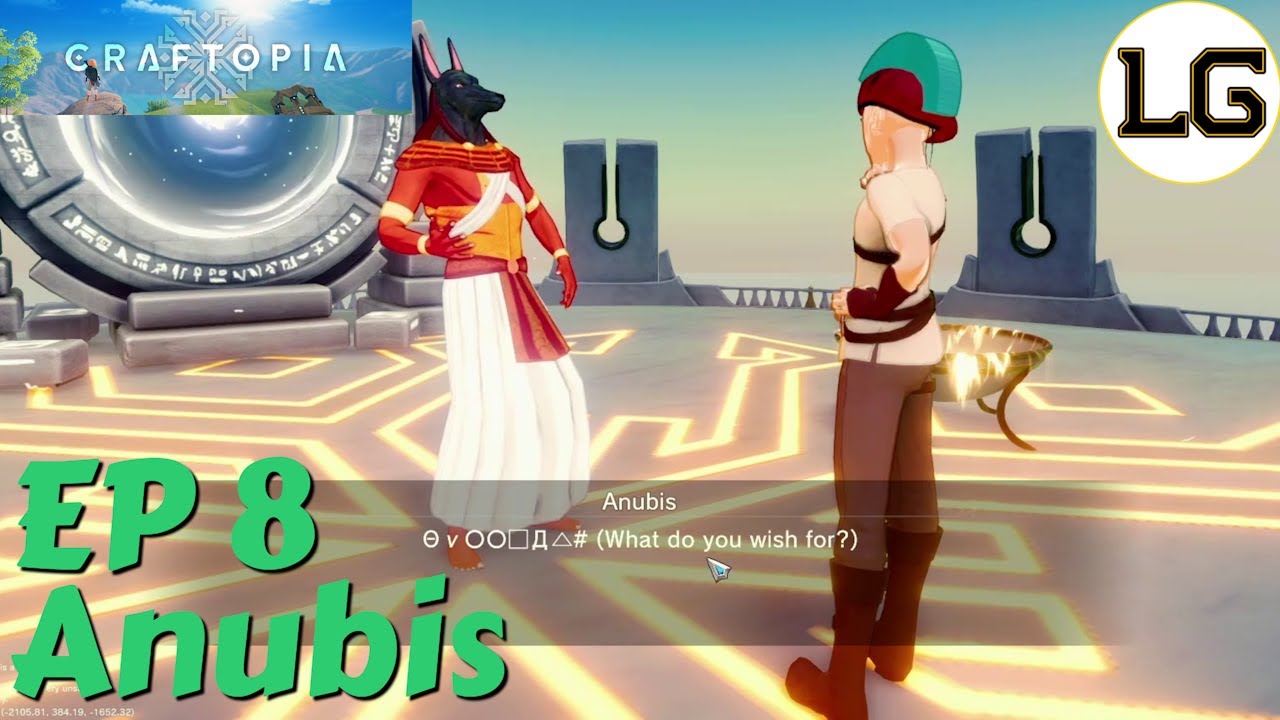 Searching For Anubis - Let's Play Craftopia Ep 8 - YouTube