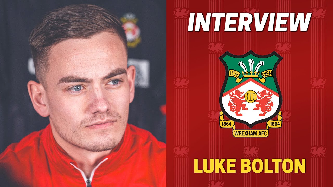 INTERVIEW | Luke Bolton's first Wrexham AFC interview - YouTube