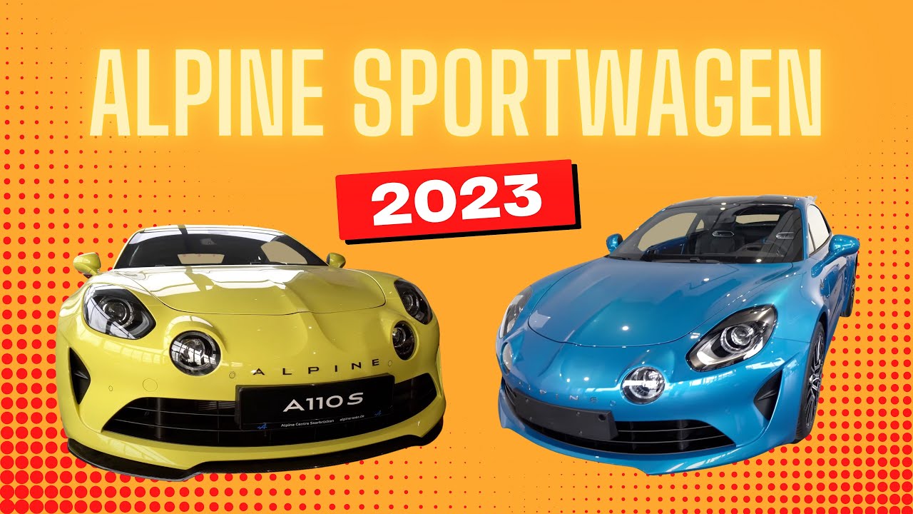 Renault Alpine Rundgang 2023. Leichteste Sportwagen. Alle Modelle ...