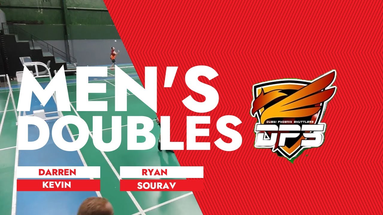 DUBAI PHOENIX SHUTTLERS TUESDAY GAME MENS DOUBLES DARREN & KEVIN VS ...