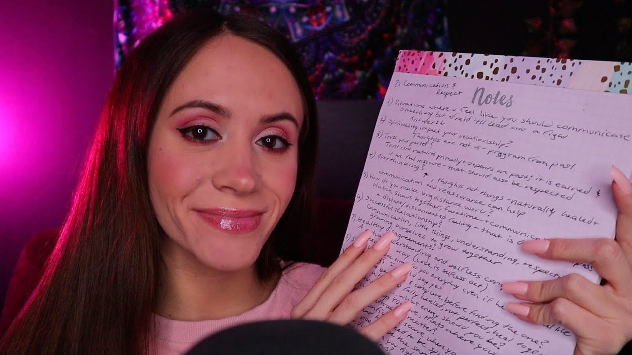 ASMR / Telling You The Secrets To A Healthy Relationship (Q&A) - YouTube