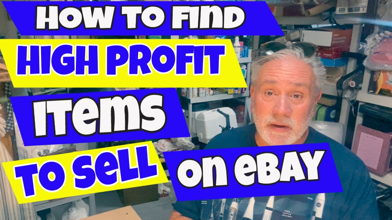 How to Find High Profit Products To Sell On Ebay - YouTube