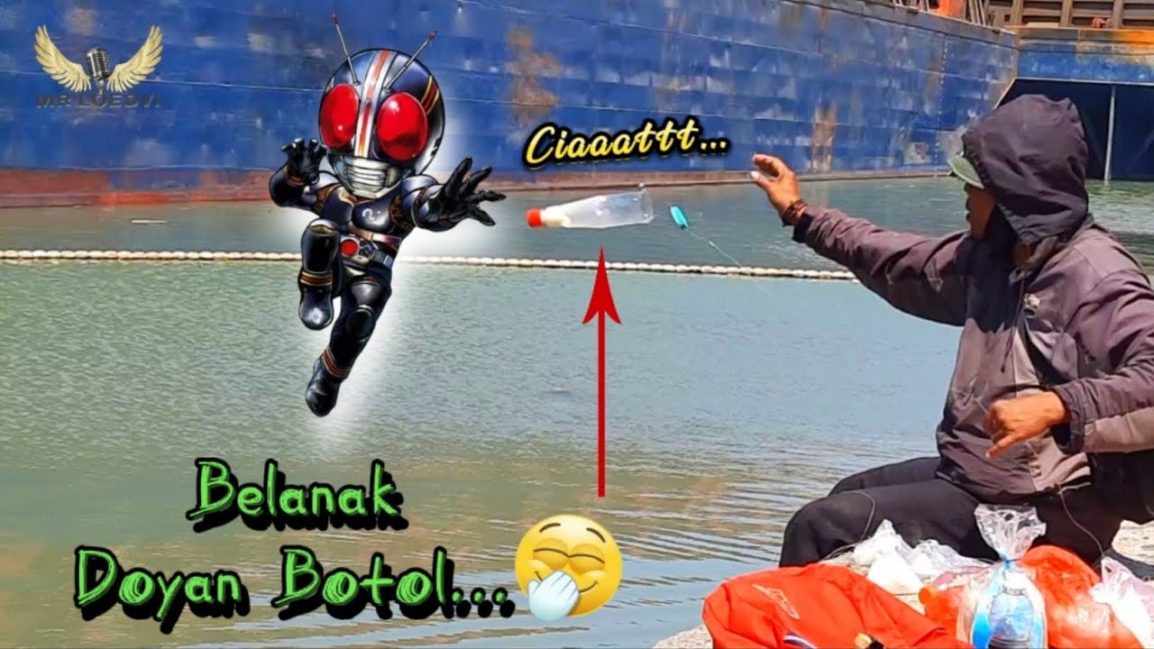 Mancing Pake Botol..!! Mancing BaCut (Belanak vs Cucut) Seruuu... - YouTube