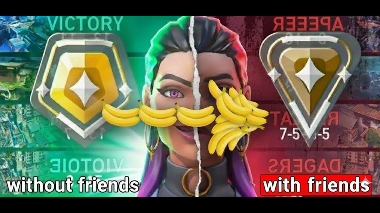 Valorant Rank Difference: Playing With Friends vs Solo - YouTube
