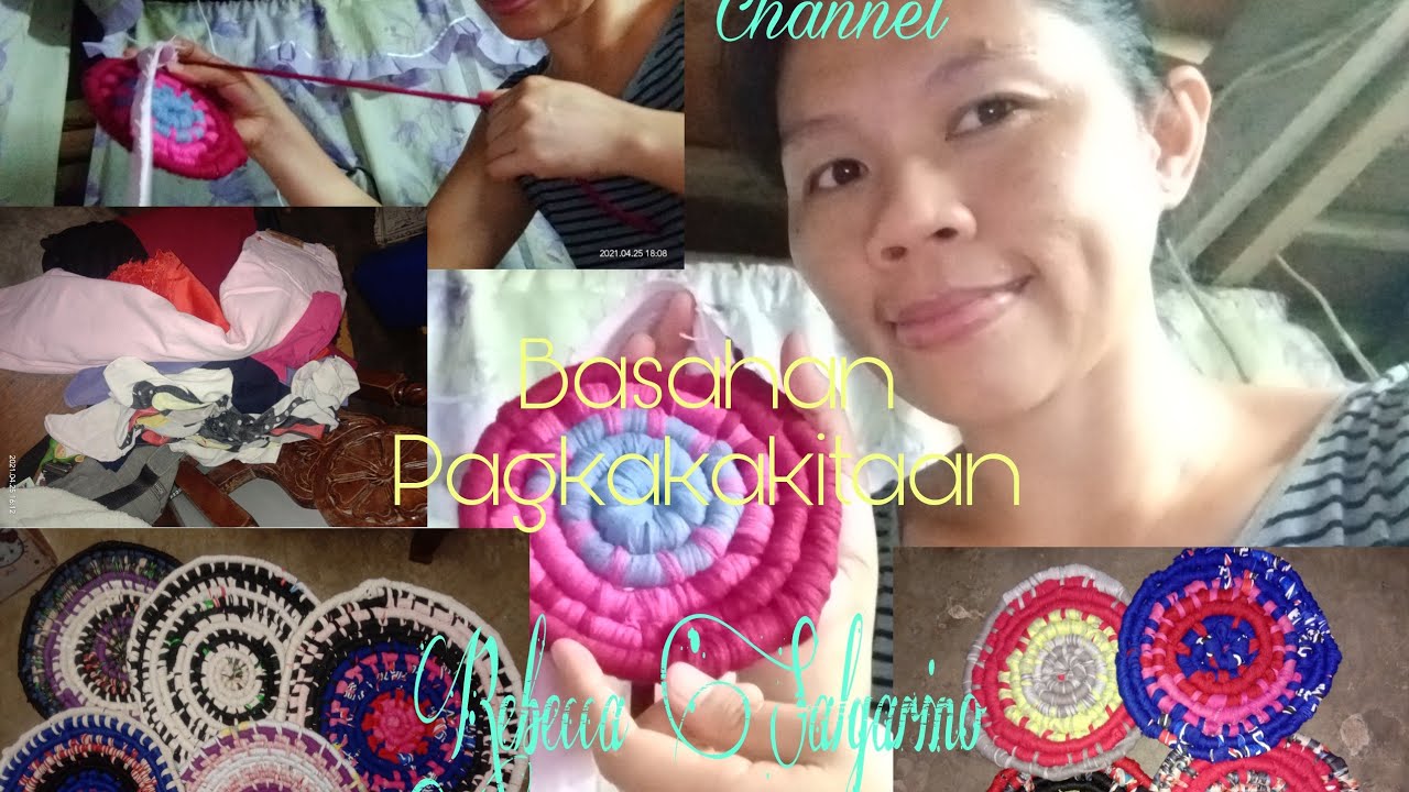 Paano gumawa ng basahan?(part 2 )new design,lumang mga damit - YouTube
