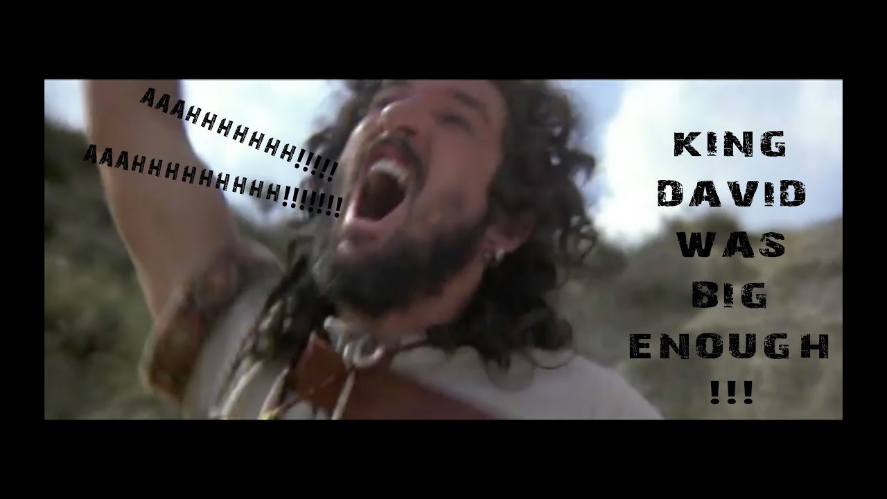 Big Enough - David vs Goliath - King David 1985 - Meme - YouTube