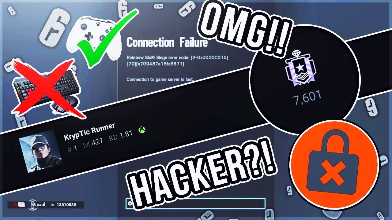 HACKING ON CONSOLE? RAINBOW SIX SIEGE DIAMOND! - YouTube