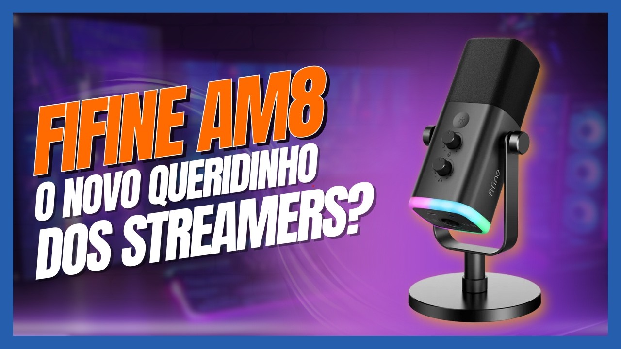 Fifine AM8 VALE A PENA? Descubra se ele é ideal para seu setup! - YouTube