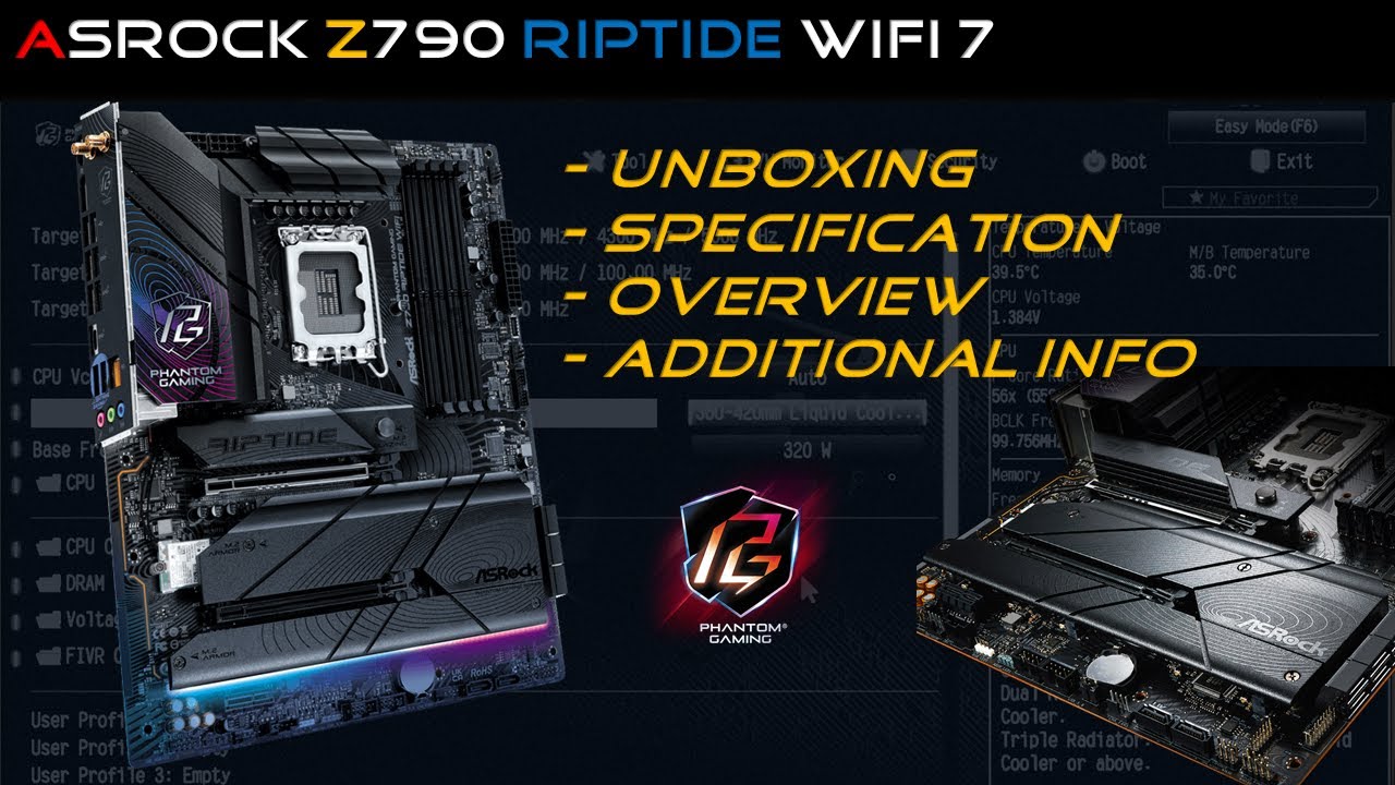 ASRock Z790 Riptide Wifi 7 - YouTube