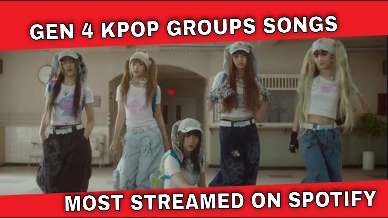 Most Streamed Gen 4 Kpop Group Songs on Spotify - YouTube