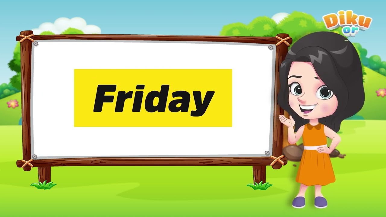 Sunday Mornings with Nursery Rhymes: sunday monday ki spelling | days ...