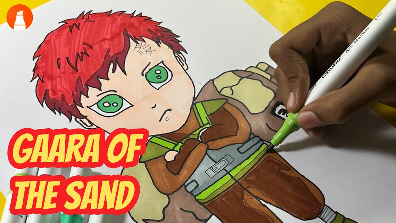 How To Draw Gaara Chibi
