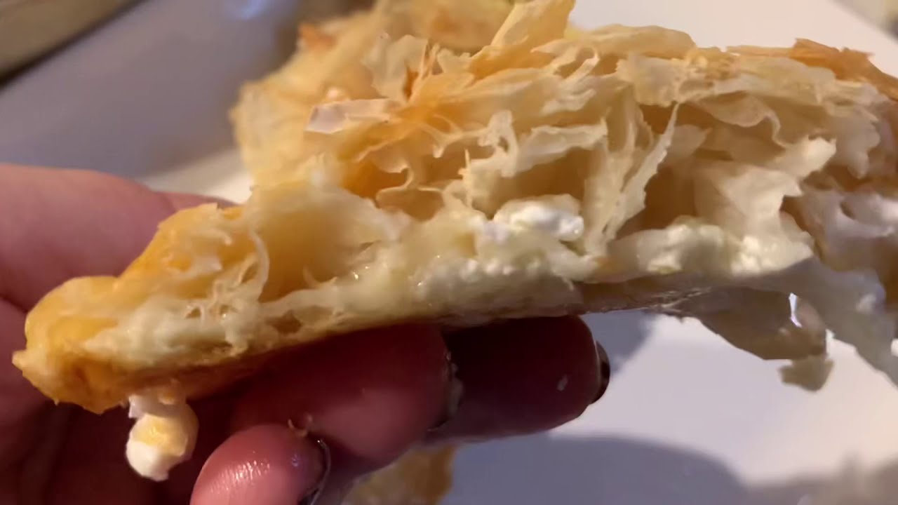 10 minutes Burek with Phyllo layers you never going too bye out - YouTube