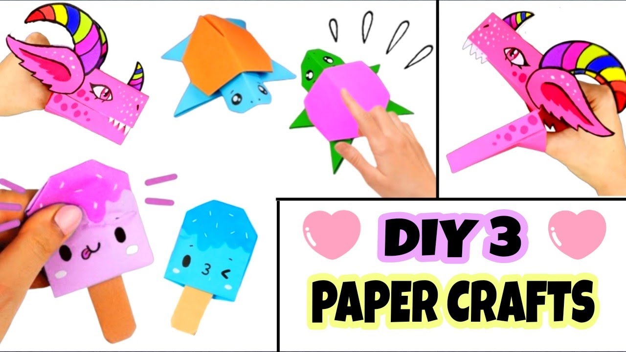 Pop it fidget toys || Diy Fidget Crafts || Easy Origami || Squishy ...