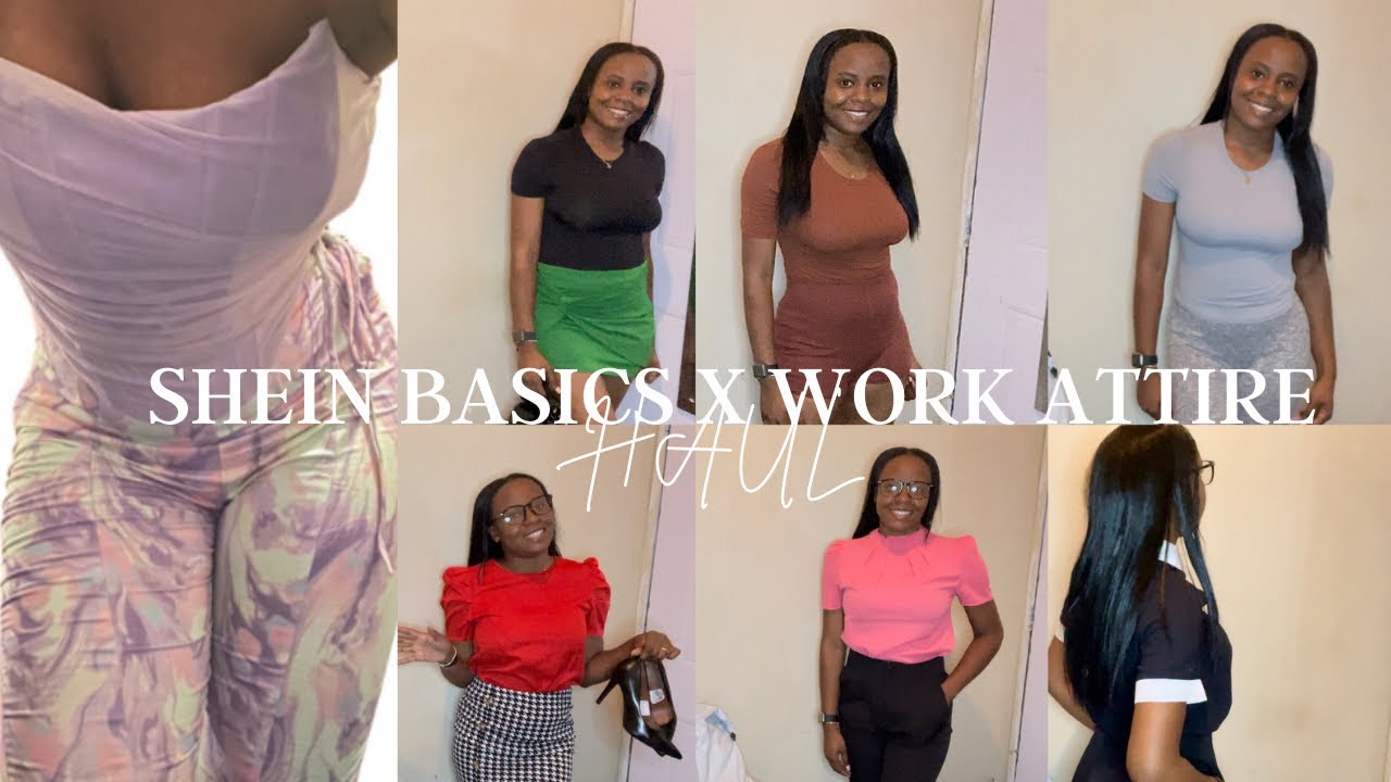 SHEIN BASICS x WORK ATTIRE HAUL - YouTube