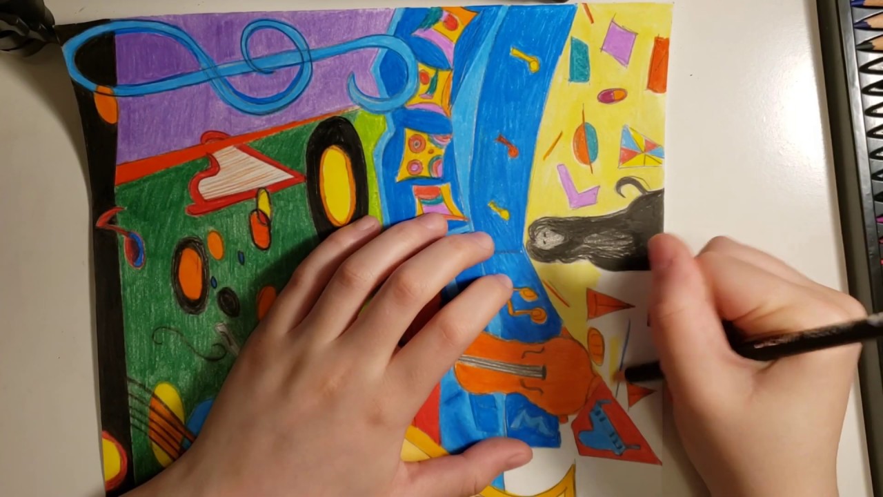 Elisa drawing Music! #5 - YouTube