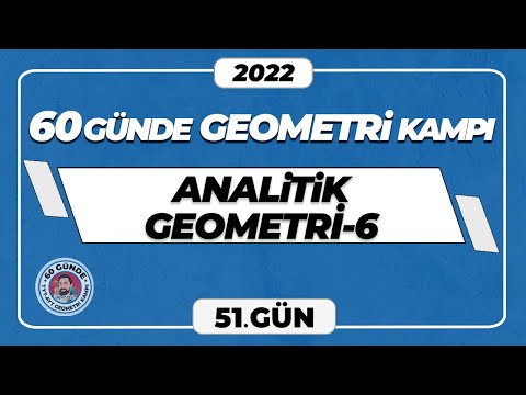 Analitik Geometri-6 | 60 Günde Geometri Kampı | 51.Gün | #merthoca #60gündegeo