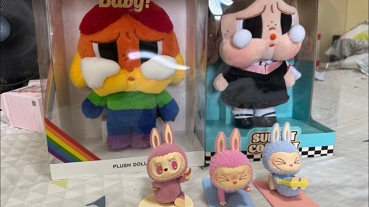 EXCITING UNBOXING | LABUBU and CRY BABY, Cheer Up Baby! #popmart # ...