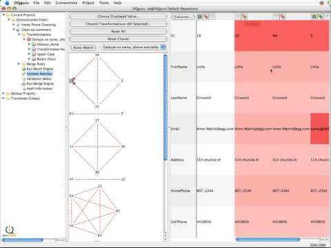 De-duping using SQL Power DQguru (3 of 4) - YouTube