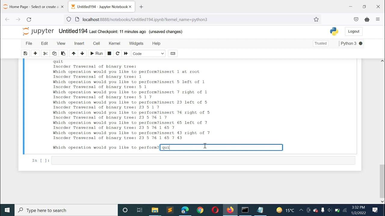 Python Program to Implement Binary Tree using Linked List - YouTube